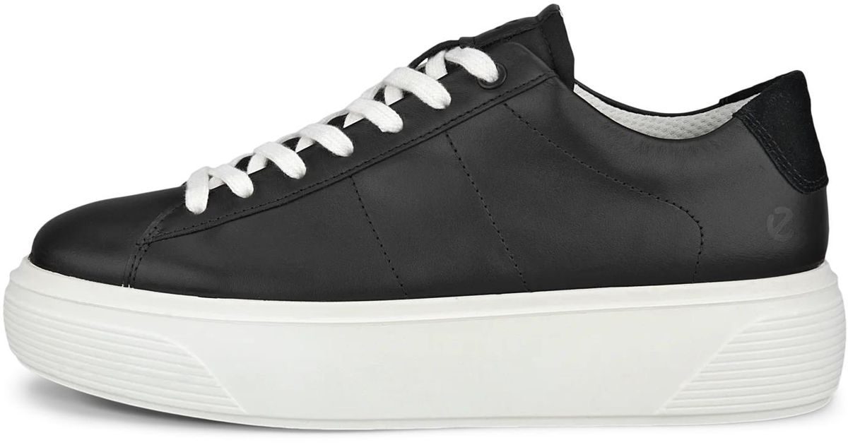 Ecco Street Platform in Black | Lyst UK
