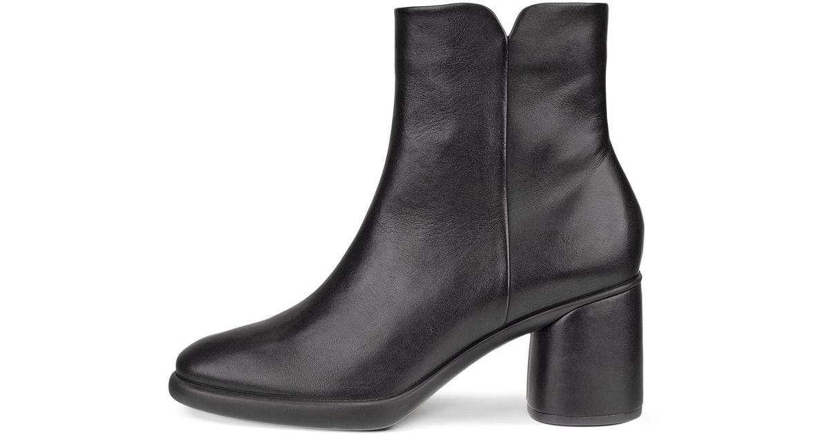 Ecco Sculpted Lx 55 Ankle Boot Leather in Black | Lyst