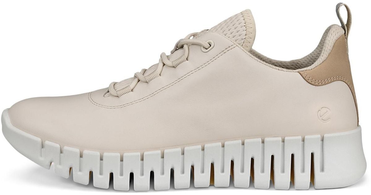 Ecco Minimalist Sneakers With Flexible Sole in White | Lyst UK