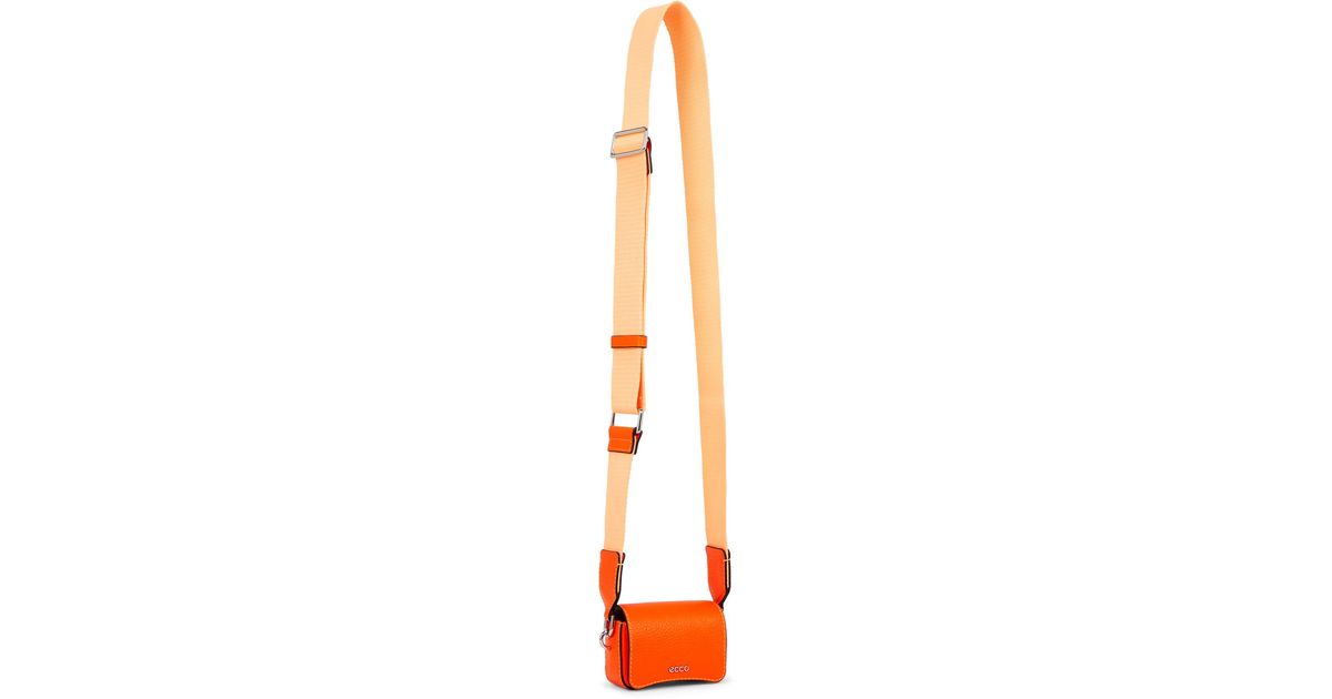 Ecco Mini Pinch Bag Size One Leather Neon in White | Lyst