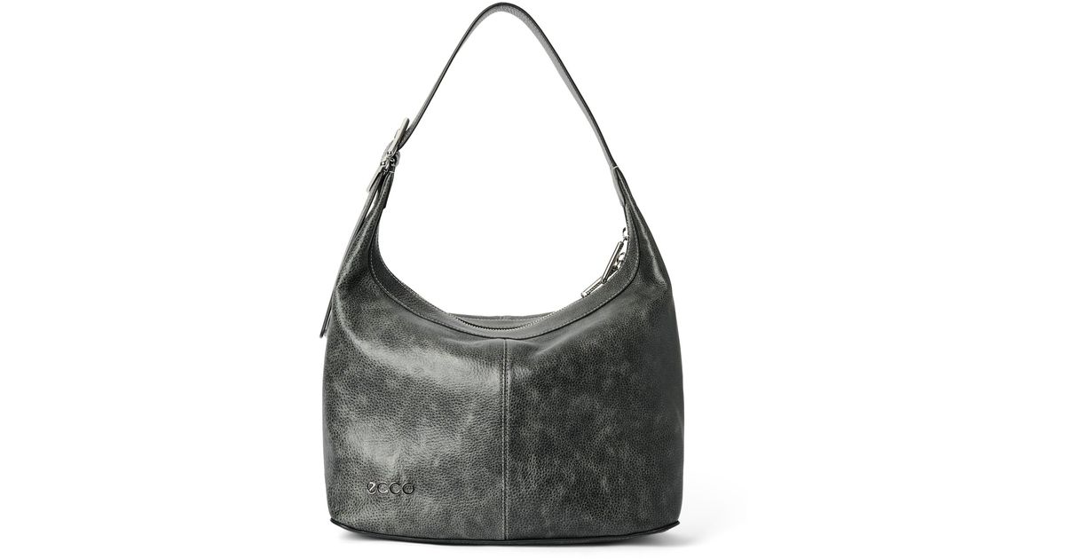 Ecco Hobo Medium in Gray | Lyst