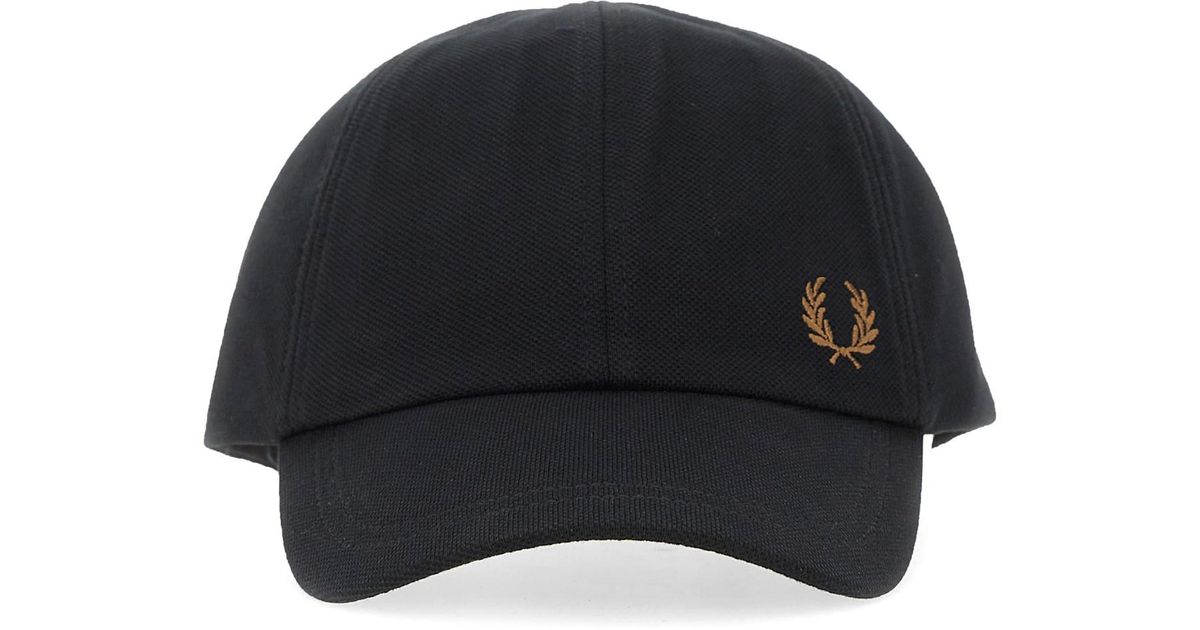 Fred Perry Baseball Cap in Black for Men | Lyst UK