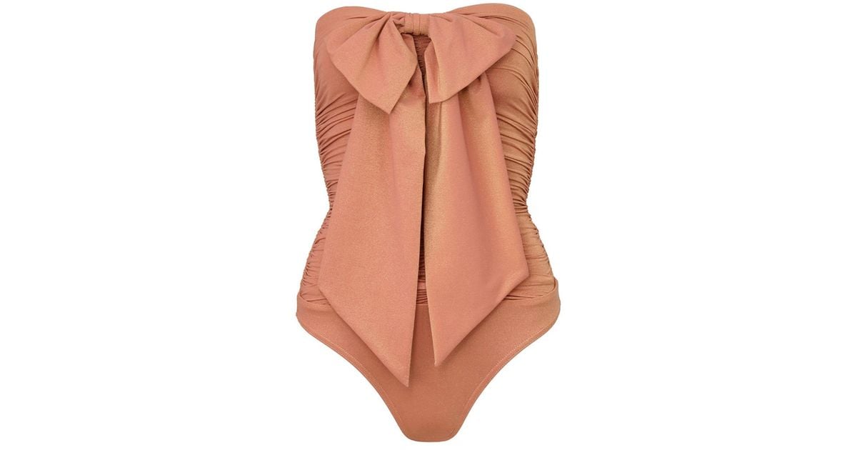 Zimmermann One Piece Swimsuit With Bow "Coco" | Lyst UK