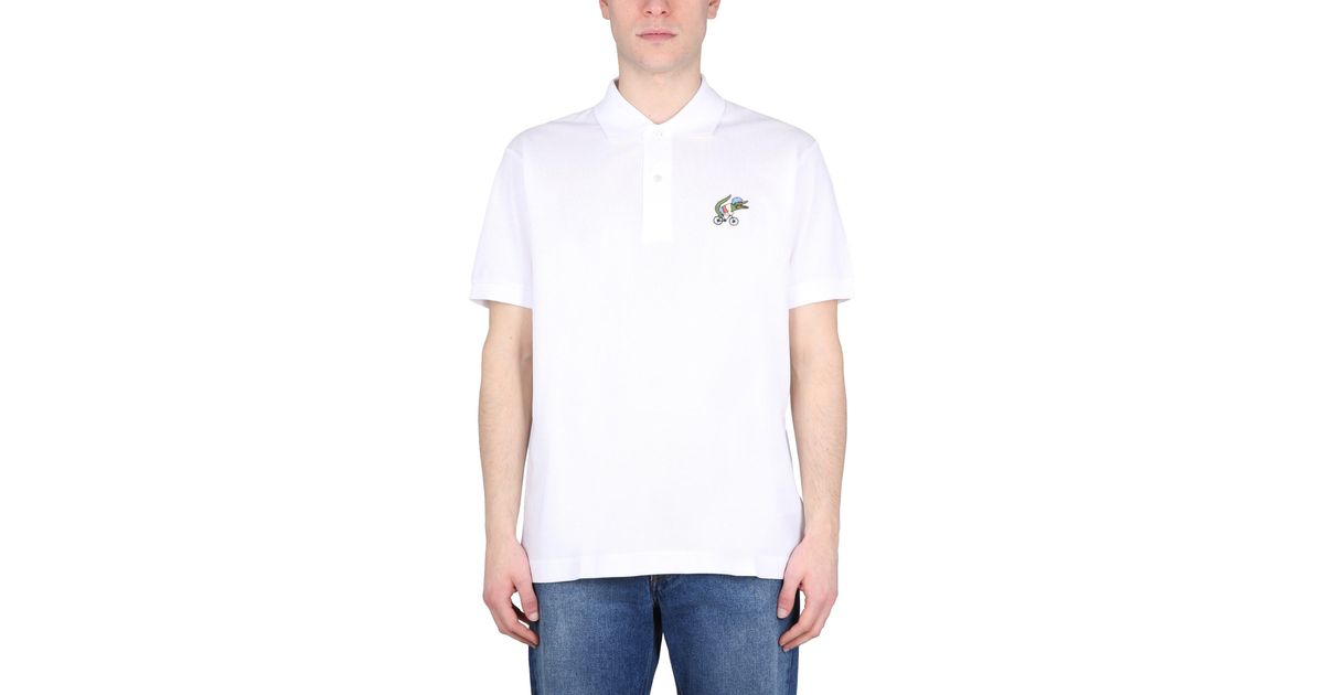 Lacoste X Sex Education Polo Shirt In White For Men Lyst
