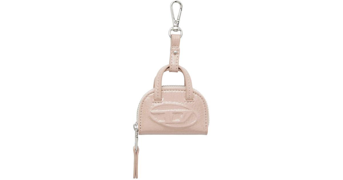 DIESEL Keychain "1Dr Dome" in Pink | Lyst UK