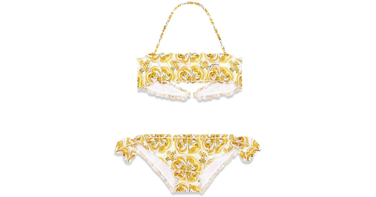 Dolce & Gabbana Bandage+Slip in Metallic | Lyst