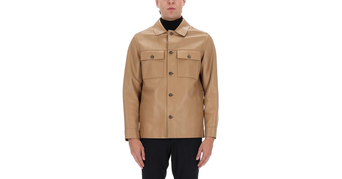 BOSS "C-Malid" Jacket in Natural for Men | Lyst
