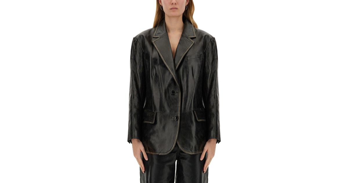 STAND Blazer "Liara" in Black | Lyst