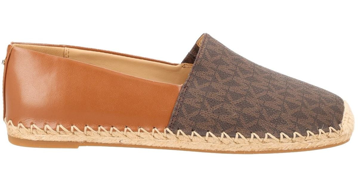 MICHAEL Michael Kors Espadillas Kenzie in Brown | Lyst UK