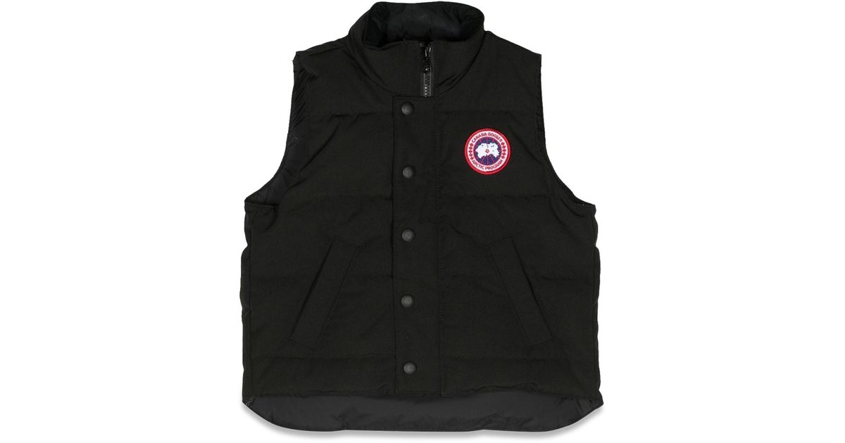 Canada Goose Kids Mini Vest in Black | Lyst UK