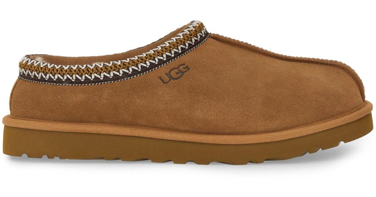 UGG Suede Tasman Mule Slippers in Brown for Men | Lyst
