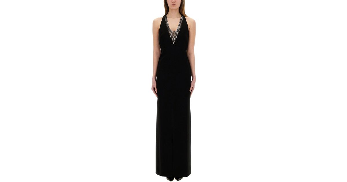 Max Mara "Century" Dress in Black | Lyst