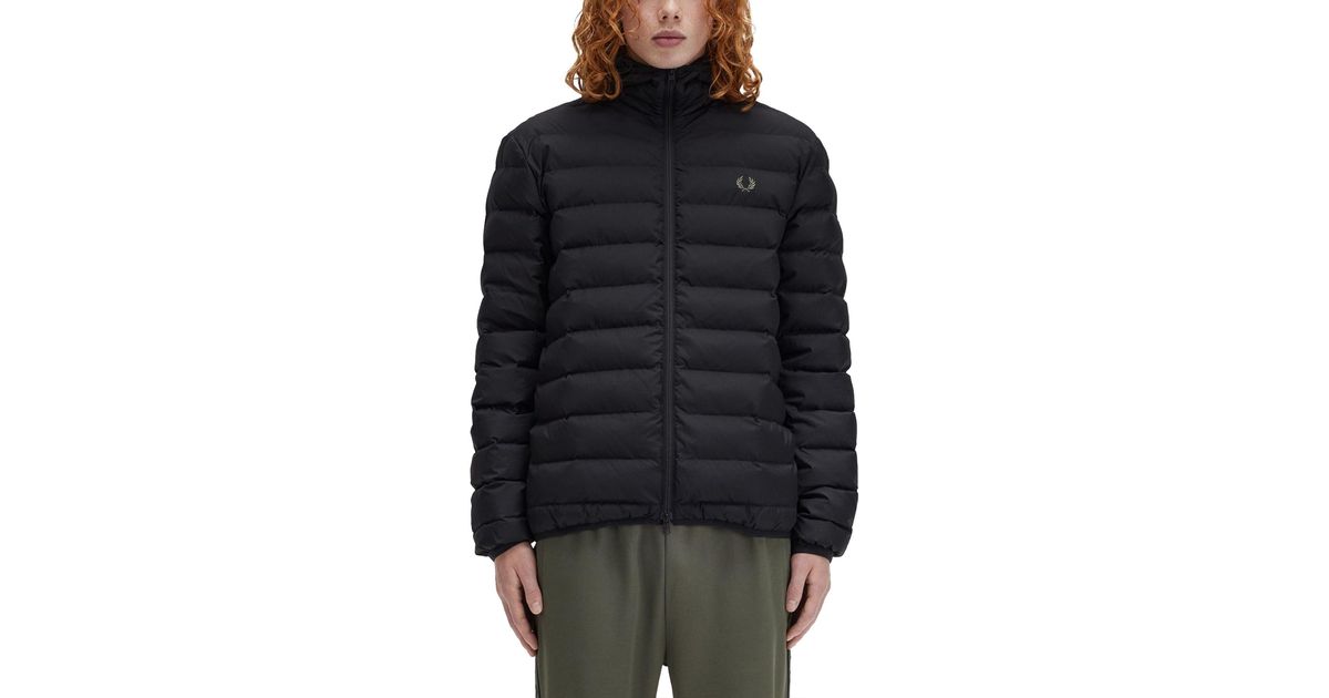 Fred Perry Coats & Jackets in Black for Men | Lyst