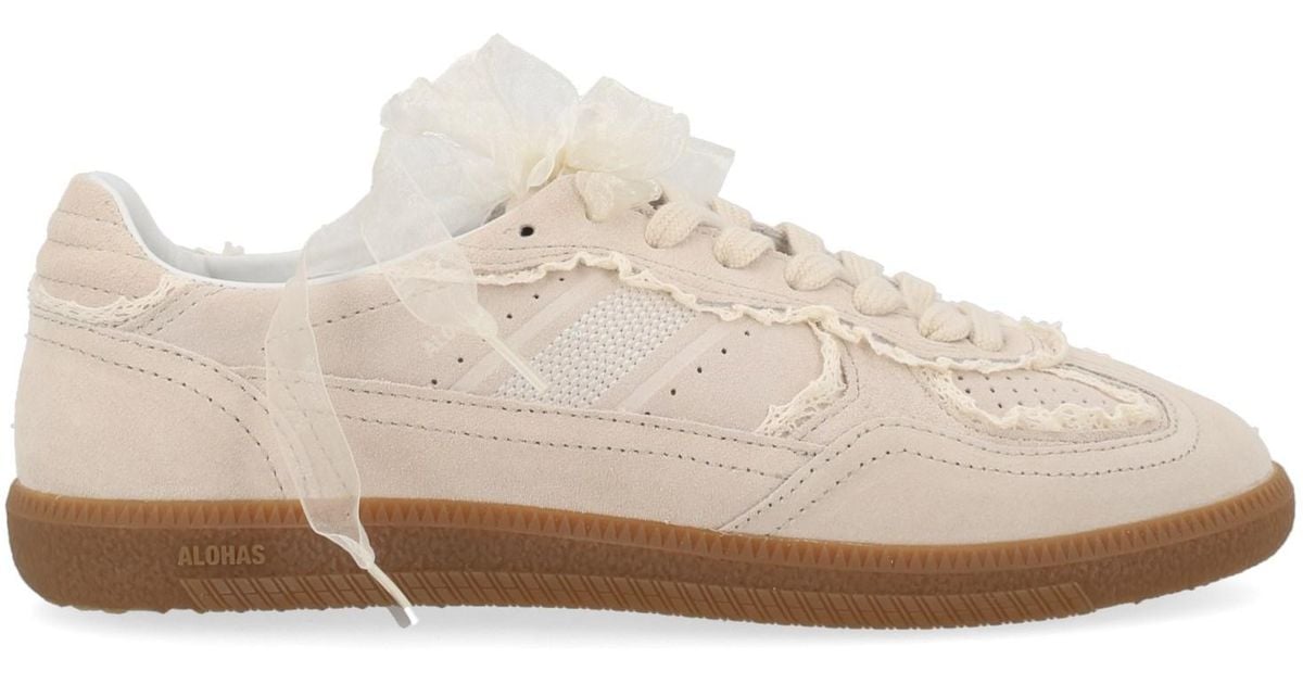 Alohas Suede Sneaker in White | Lyst