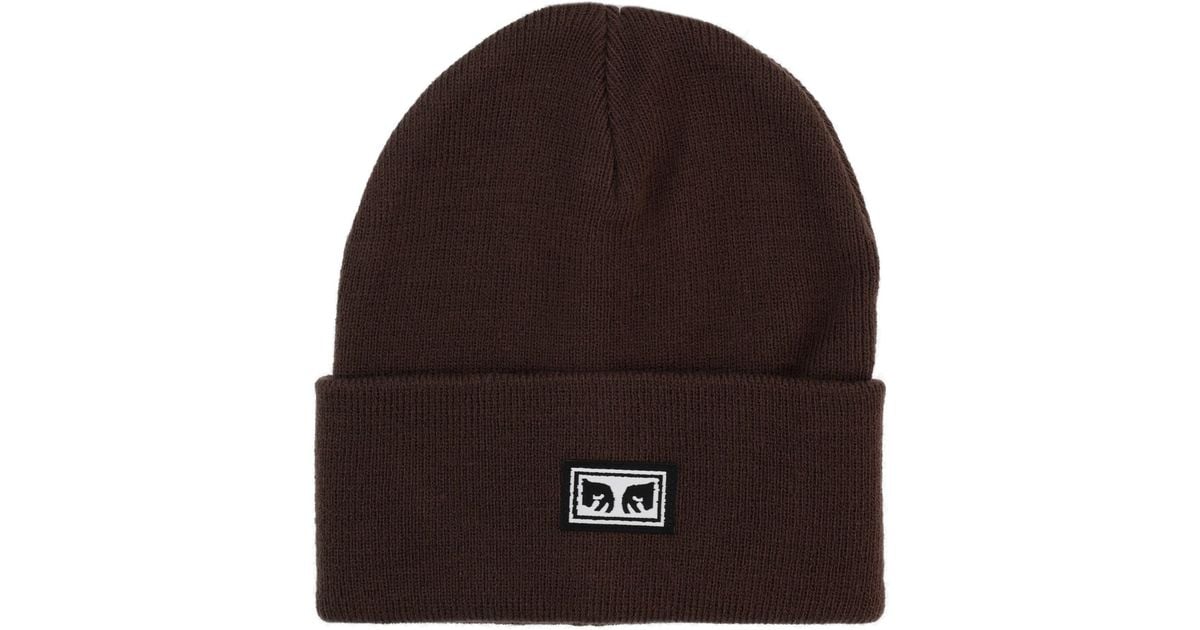 Obey Cap With Logo in Brown for Men | Lyst UK