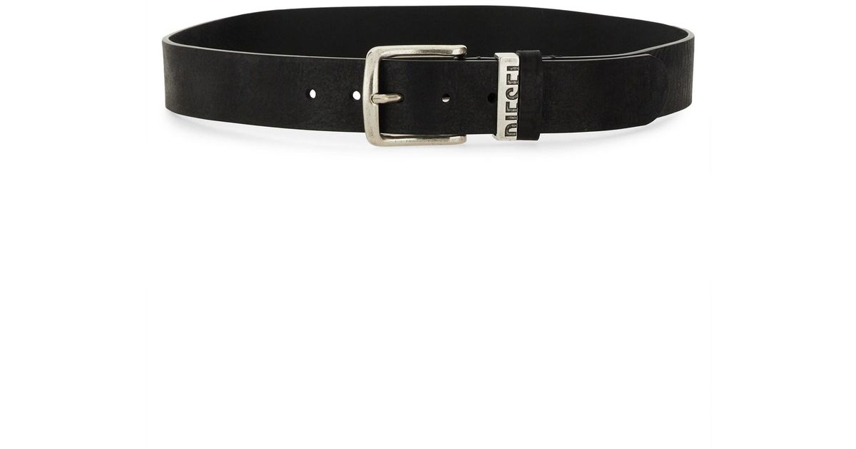 DIESEL "Visible" Belt in Black for Men | Lyst