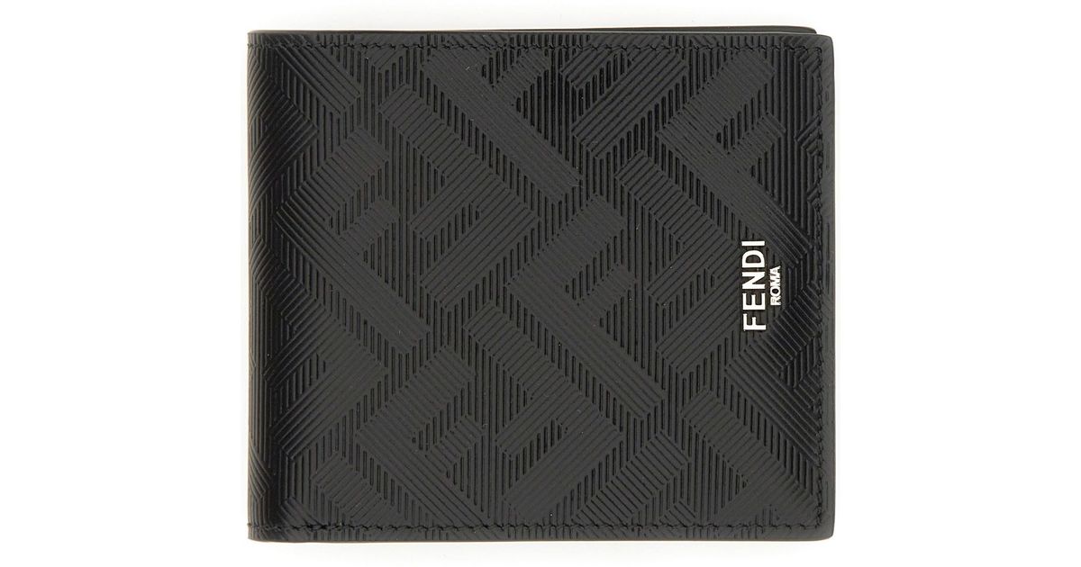 Fendi "Shadow" Portfolio in Black for Men | Lyst