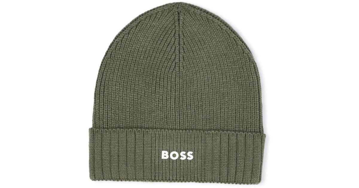 BOSS Hat in Green | Lyst