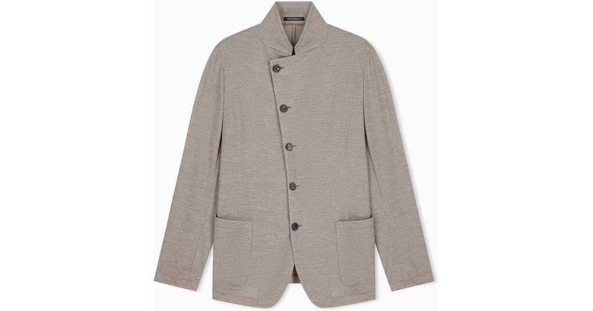 Emporio Armani Formal Jackets in Grey for Men | Lyst UK