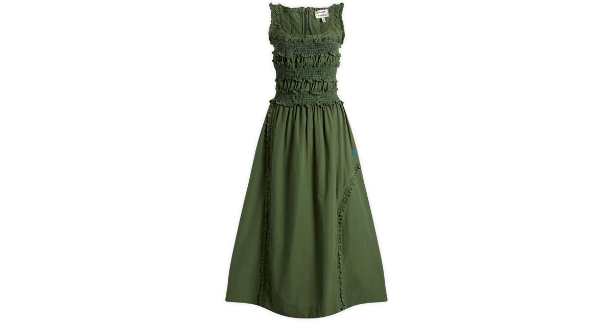 Damson Madder Cynthia Midi Dress Presented By End in Green | Lyst