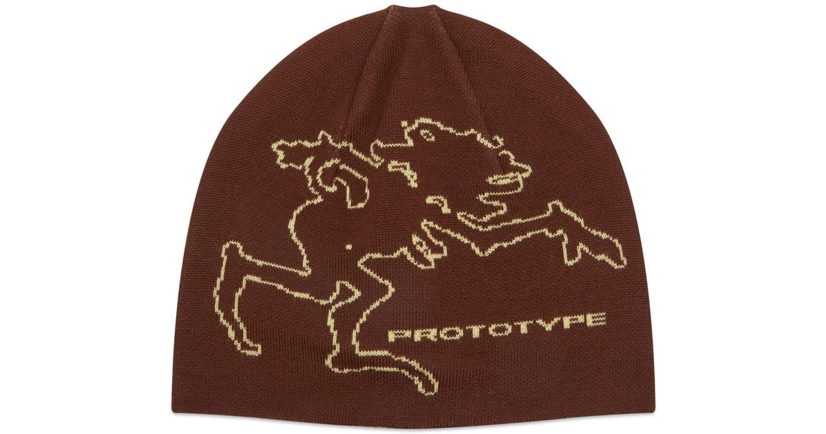 KA_YO_Prototype Toque Beanie in Brown for Men | Lyst UK