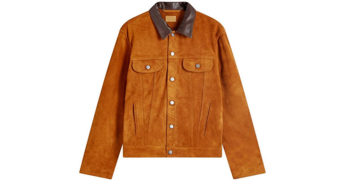 Nudie Jeans Danny Suede Jacket in Brown for Men | Lyst Australia
