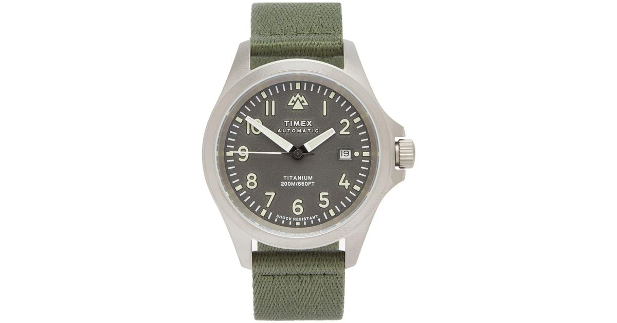 Timex Expedition North Titanium Automatic 41Mm Watch in Metallic | Lyst