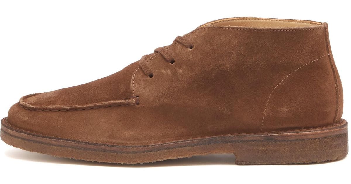 Drake's Crosby Moc Toe Chukka Boot in Brown for Men | Lyst