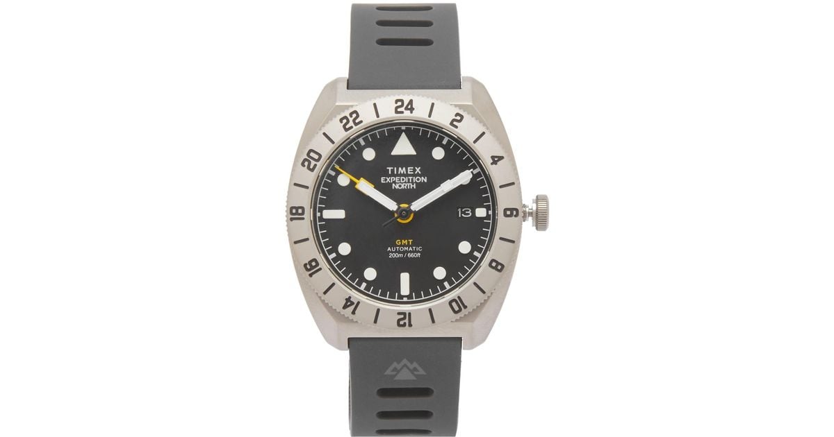 Timex Expedition North Gmt Titanium Automatic 41Mm Watch in Metallic | Lyst