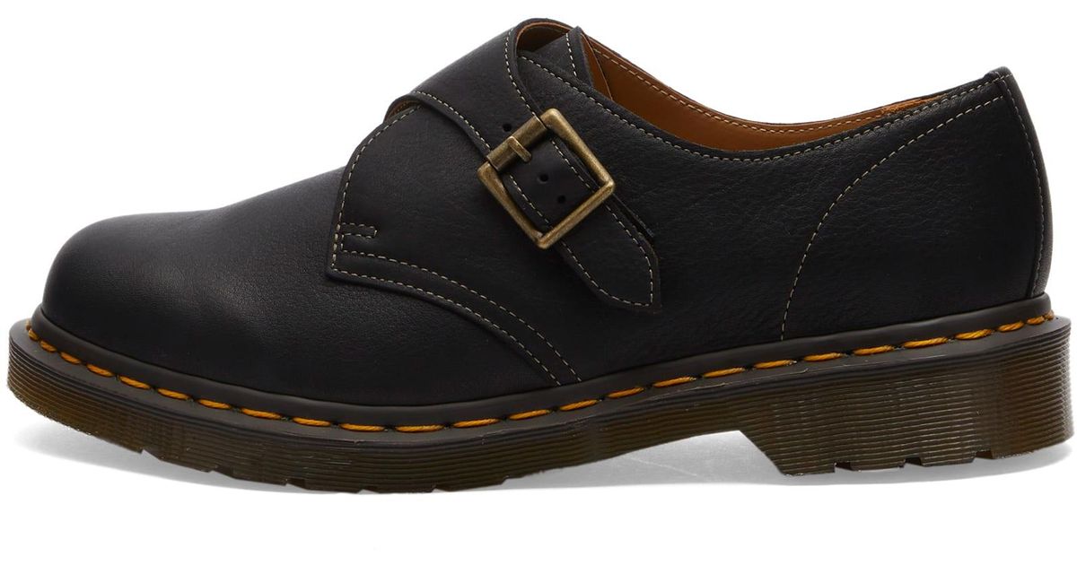 Dr. Martens 1461 Monk in Black for Men | Lyst UK