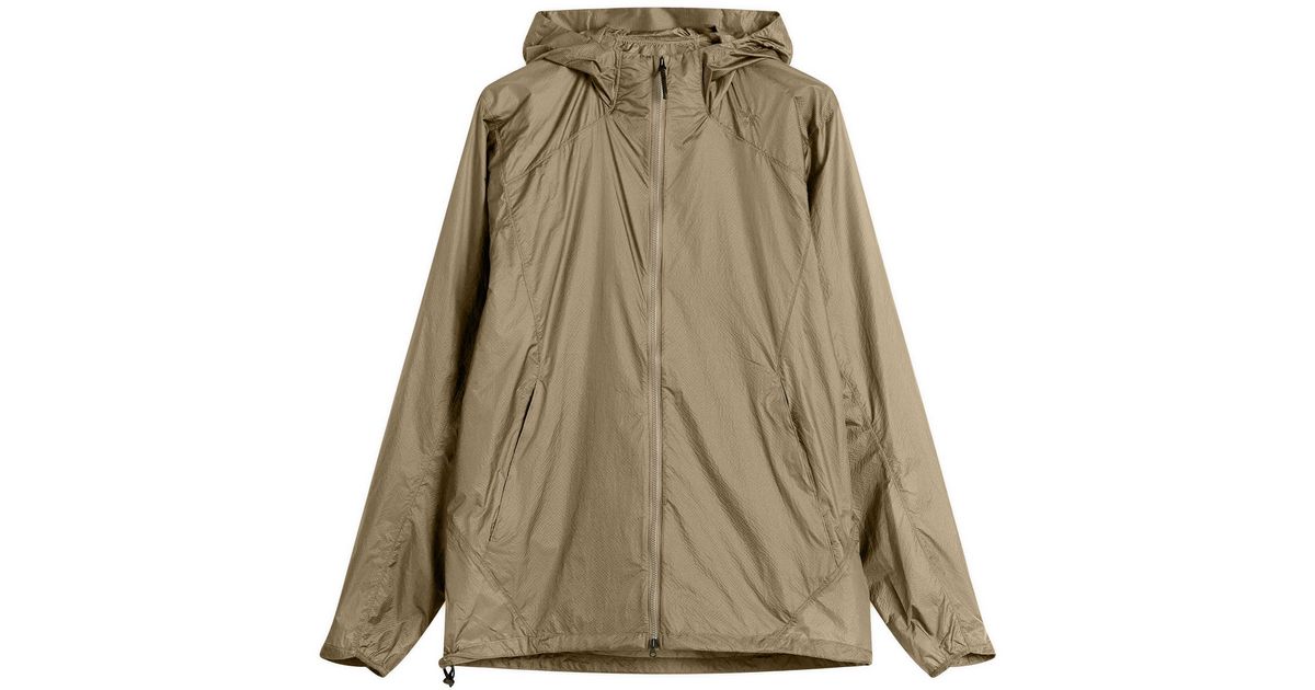 Goldwin Airly Shell Packable Wind Jacket in Green for Men | Lyst