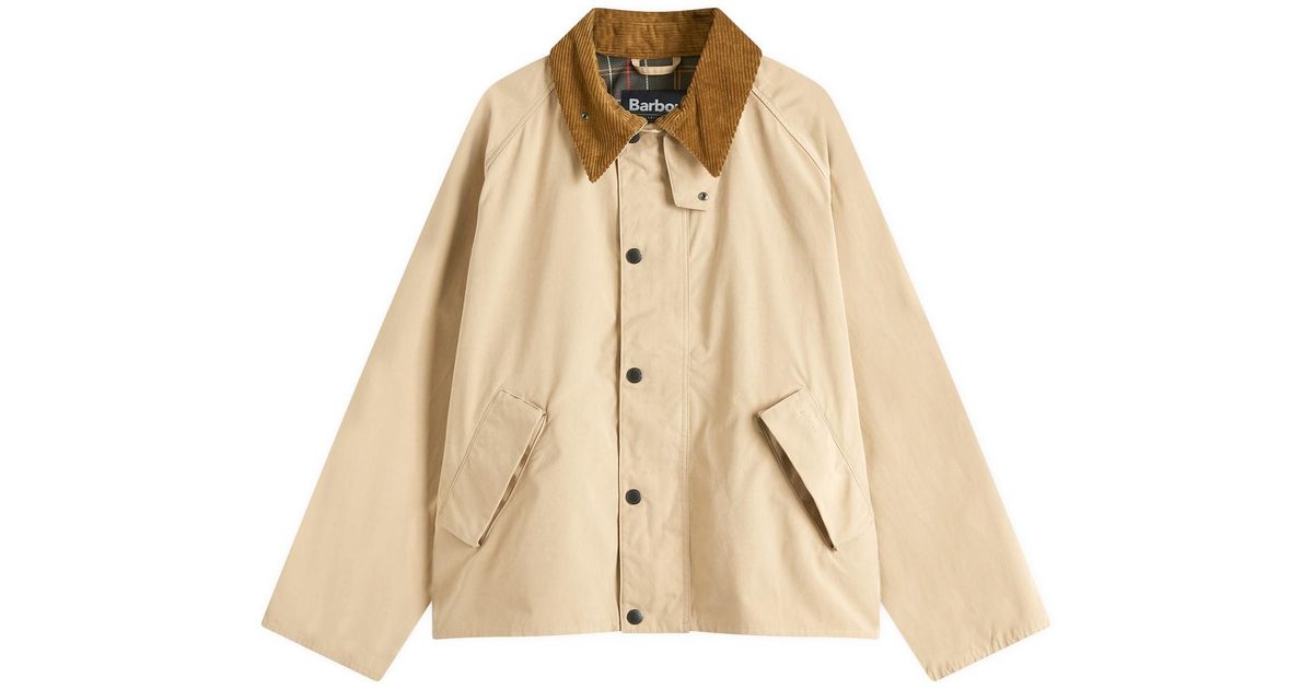 Barbour Os Transporter Casual Jacket in Natural for Men | Lyst