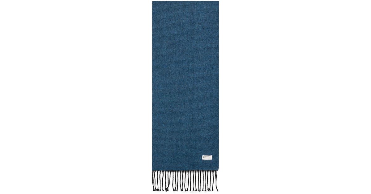 Universal Works Double Sided Scarf in Blue for Men | Lyst UK