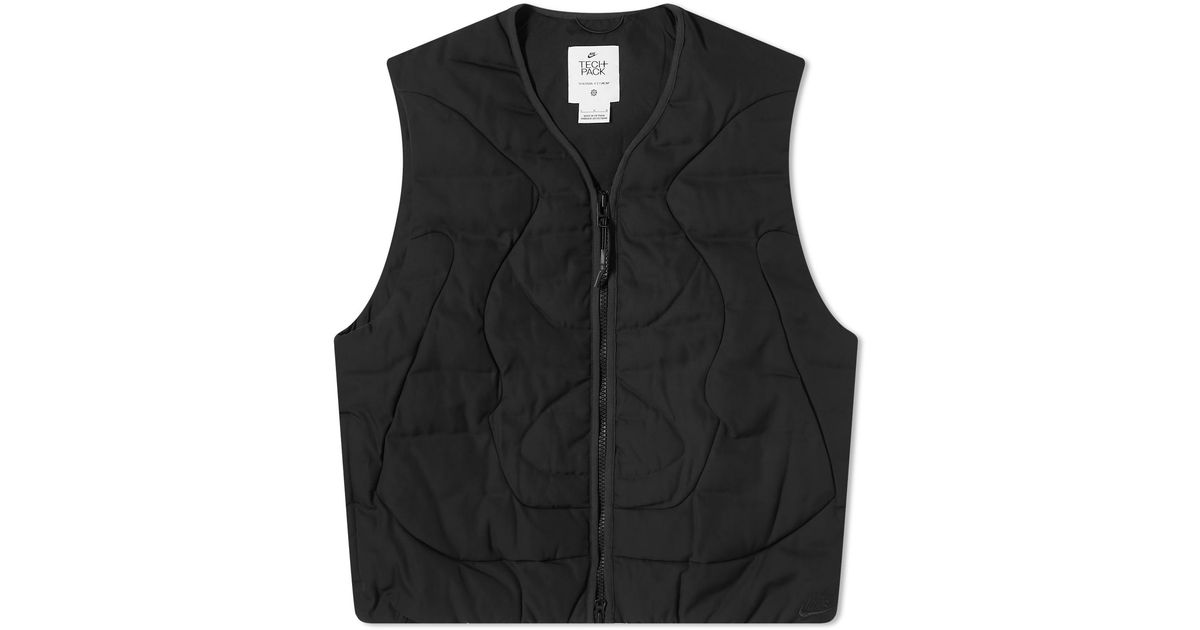 Nike Tech Pack Insulated Atlas Vest in Black for Men | Lyst UK