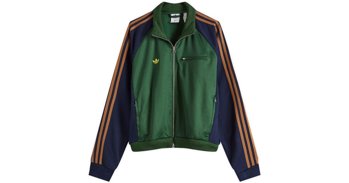 adidas X Brain Dead Track Top in Green | Lyst UK