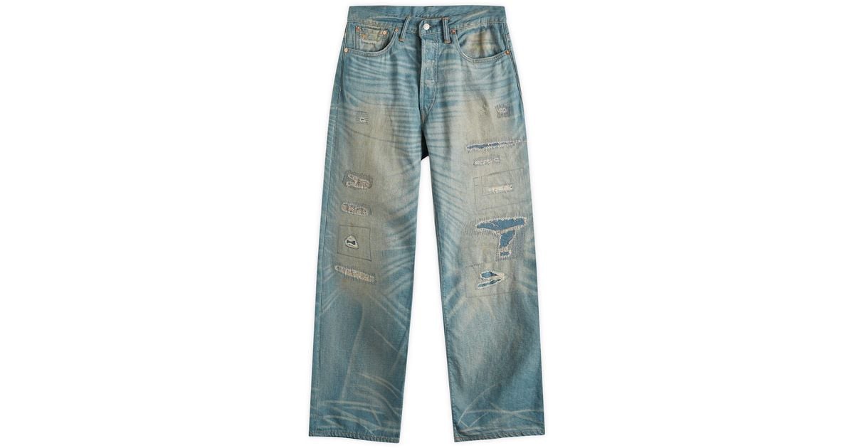 RRL Vintage 5 Pocket Selvedge Relaxed Fit Jeans in Blue for Men | Lyst