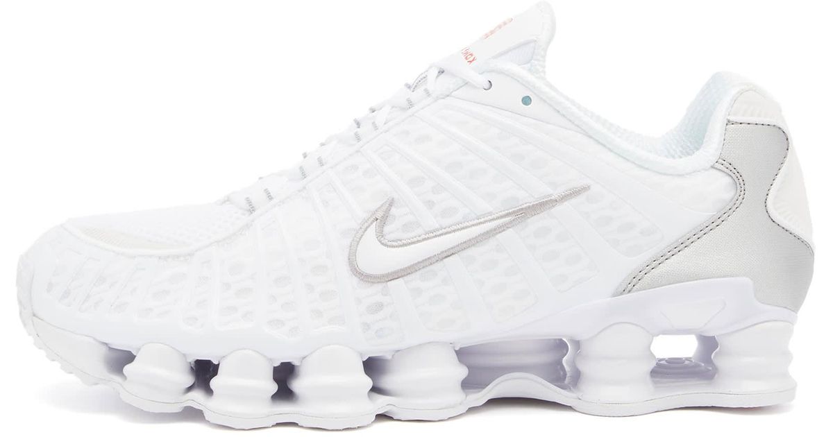 Nike Shox Tl Sneaker in White for Men | Lyst UK