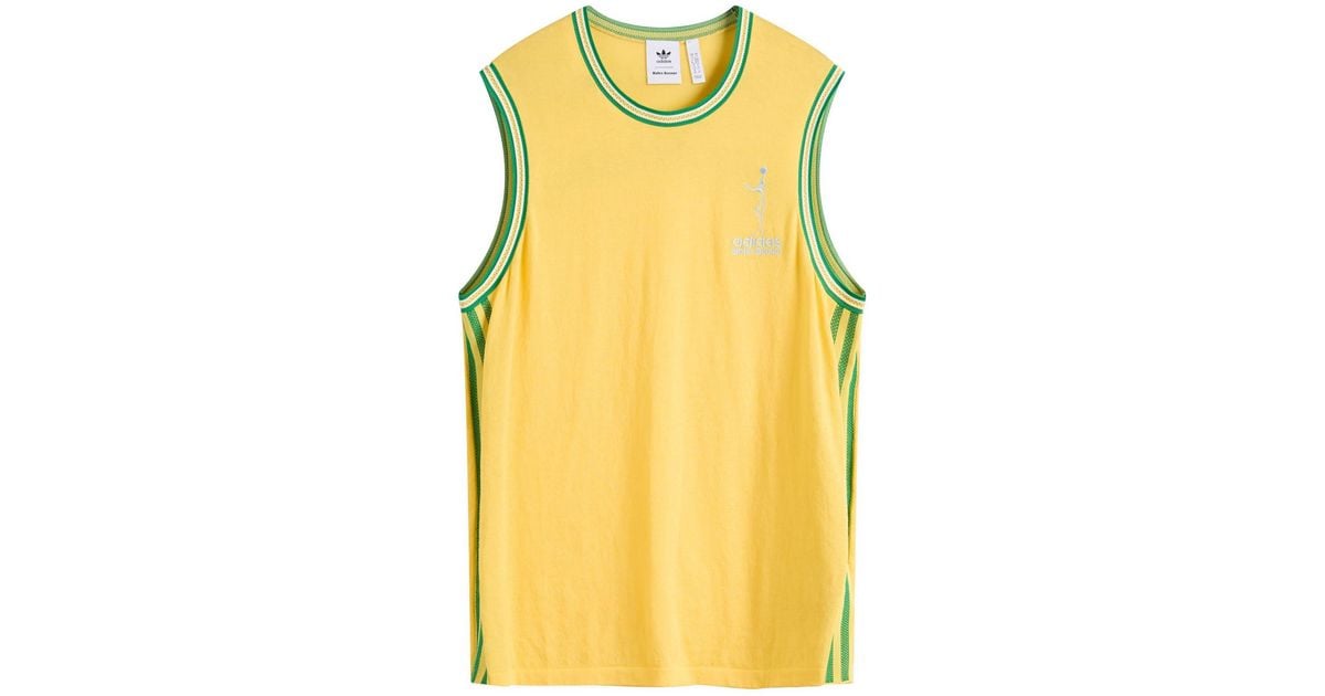 adidas X Wales Bonner Jabbar Knit Vest in Yellow for Men | Lyst UK