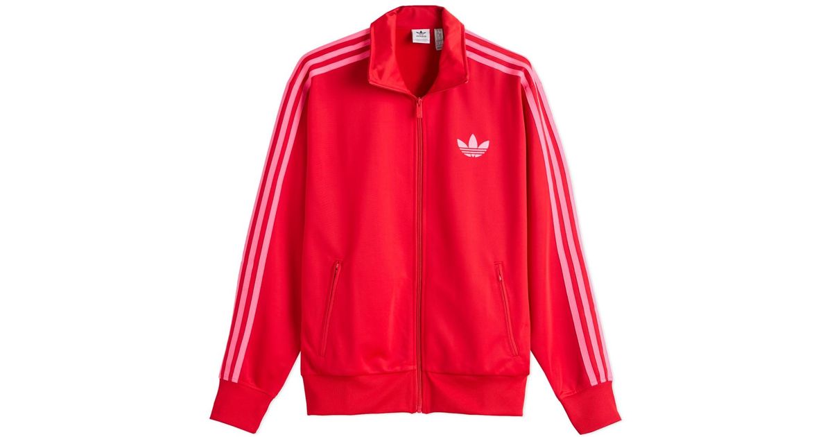 adidas Adicolor Classics Firebird Track Top in Red | Lyst UK