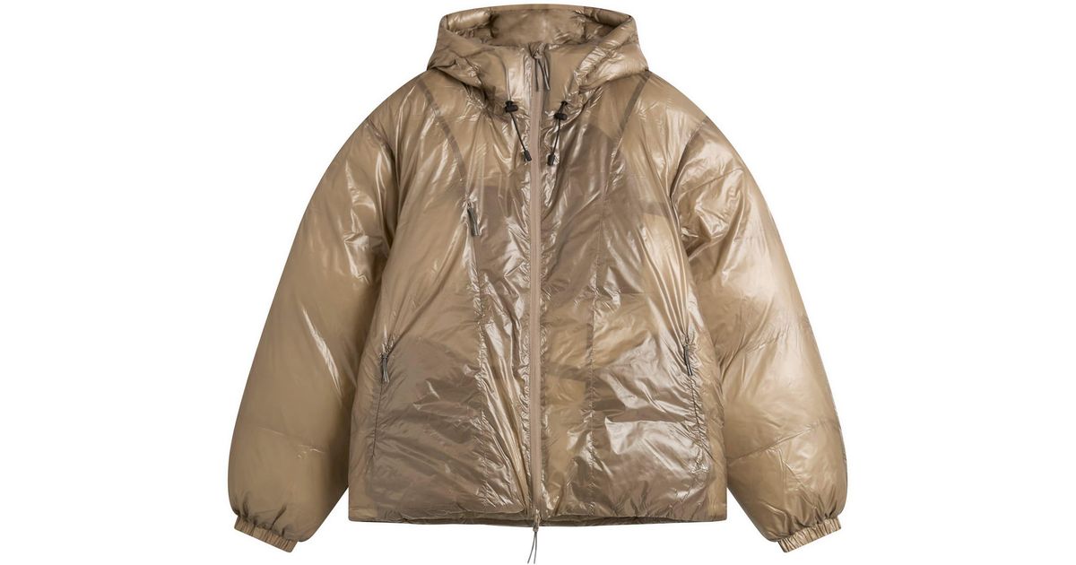 ROA Smooth Down Jacket in Brown for Men | Lyst