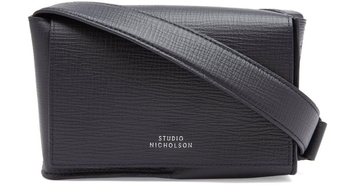 Studio Nicholson Mini Case Bag in Black | Lyst