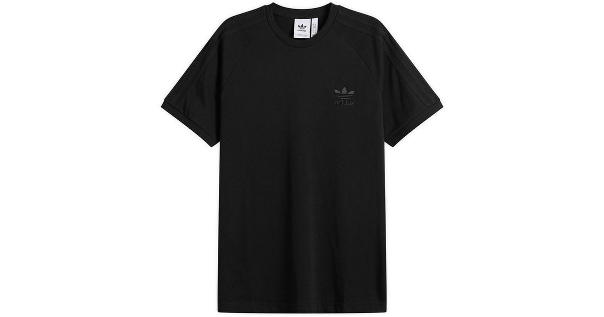 adidas 3-Stripes T-Shirt in Black | Lyst UK