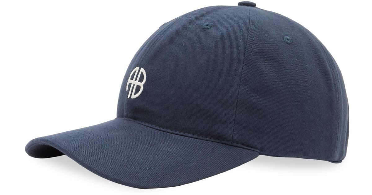 Anine Bing Jeremy Baseball Cap in Blue | Lyst UK