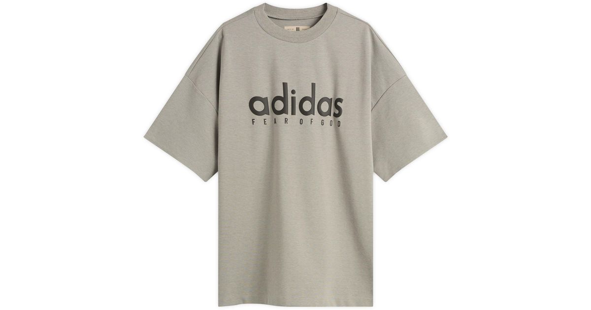 Adidas x FOG Adidas X Fear Of God Athletics Quickdry Jersey T-Shirt in ...