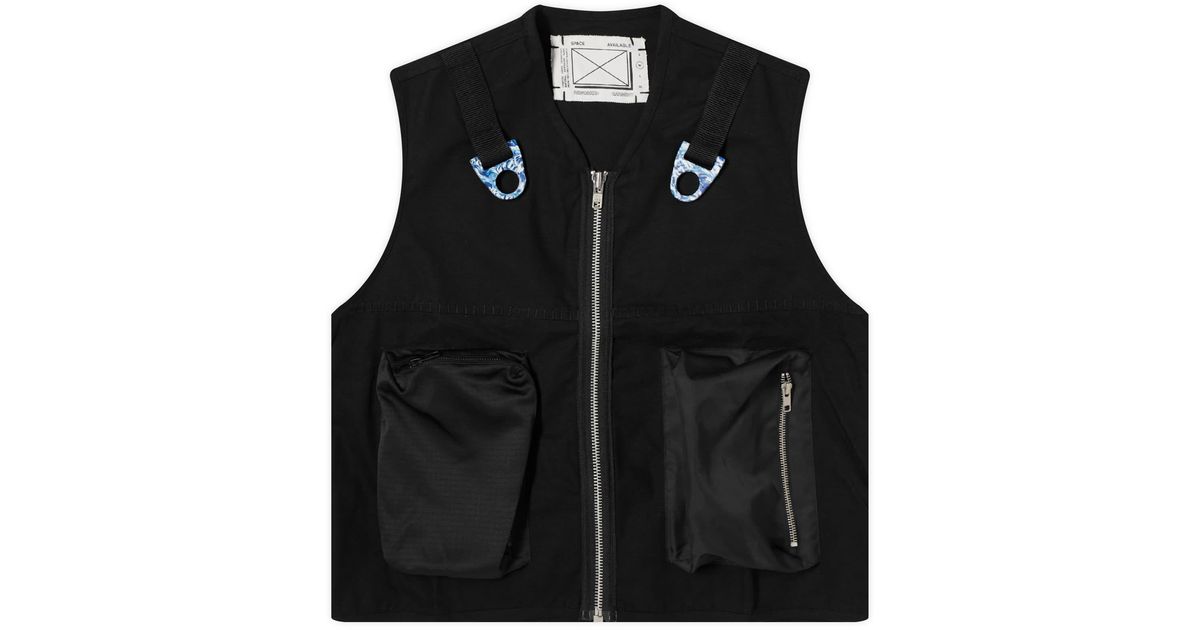 Space Available Utility Parachute Vest in Black for Men | Lyst