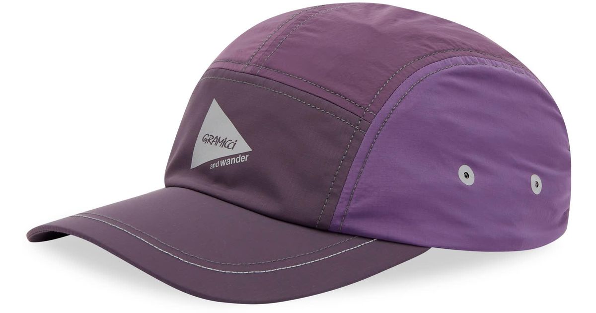 Gramicci X And Wander Patchwork Wind Cap in Purple for Men | Lyst