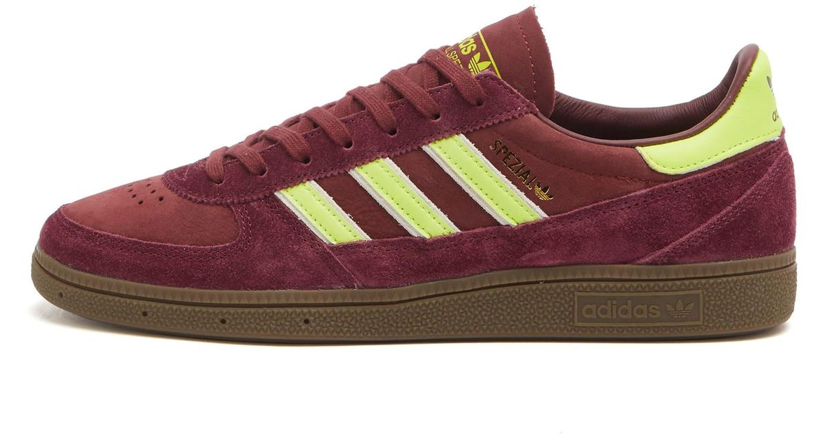 adidas Handball Spezial Wm Sneaker Shadow//Off in Red | Lyst