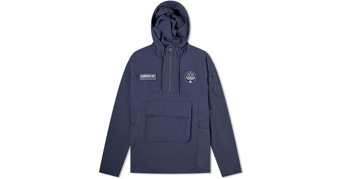 adidas Originals Adidas Spzl Todmorden Smock in Blue for Men | Lyst