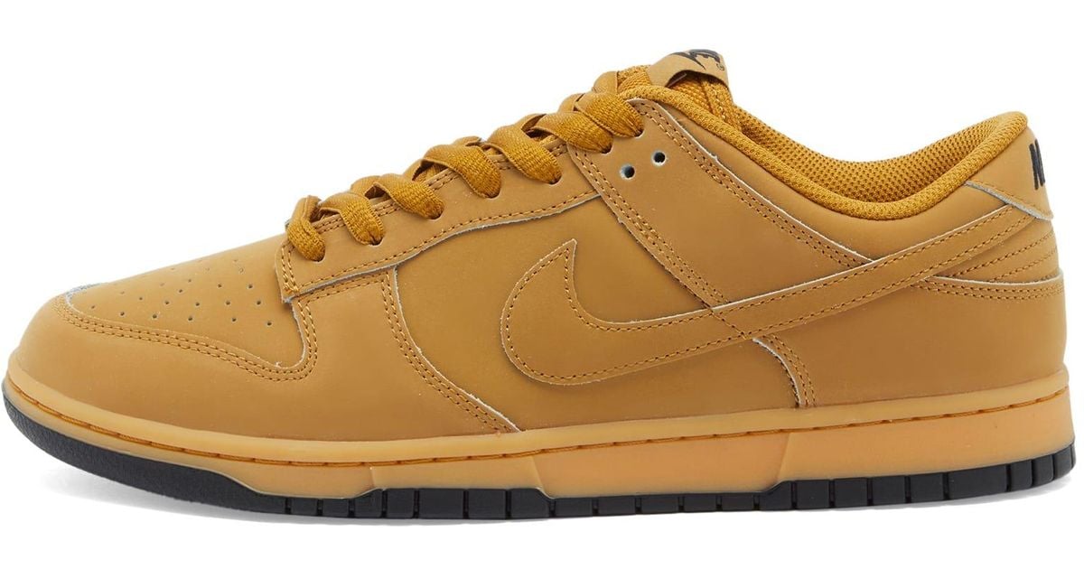 Nike Dunk Low Retro Se Wheat Sneaker in Brown for Men | Lyst UK