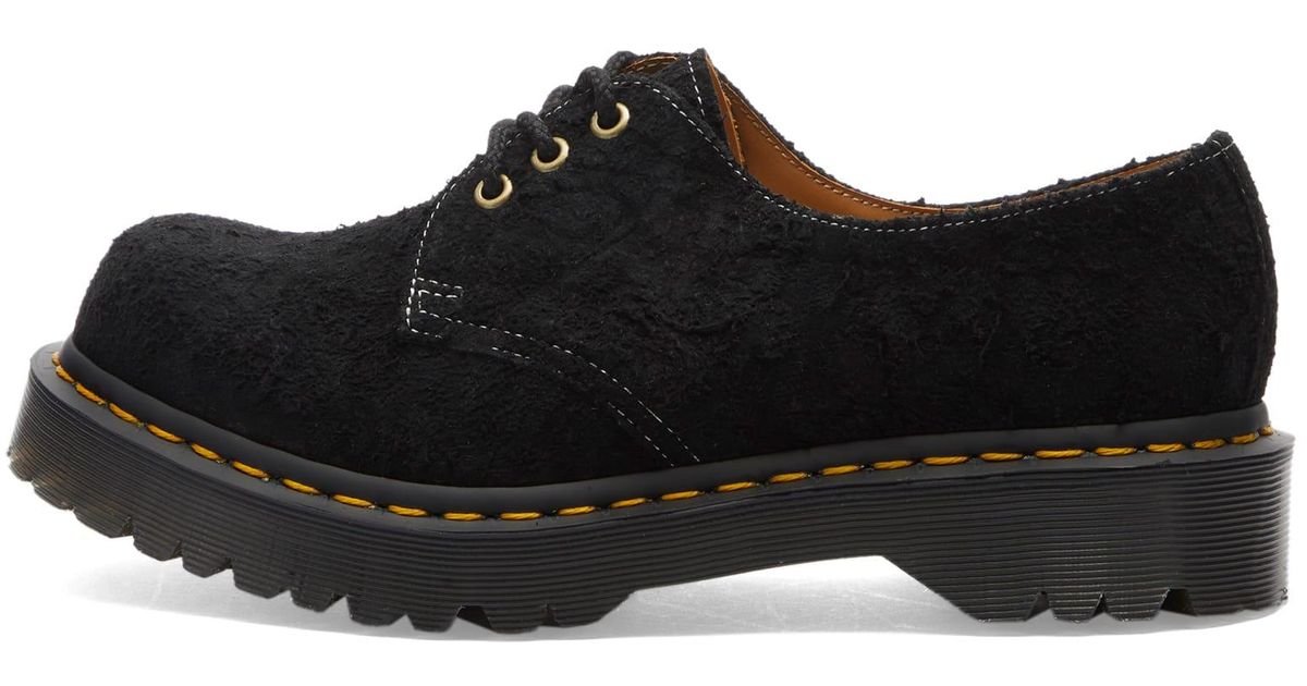 Dr. Martens 1461 Bex Suede Shoes in Black | Lyst